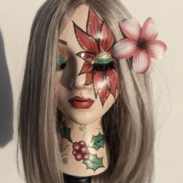 Cleo the Mummy Mannequin Head - Etsy