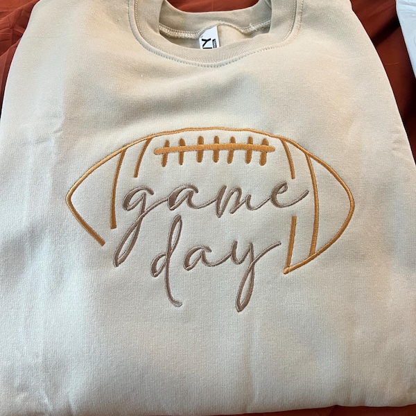 Embroidered Game Day Shirt, Tis the Season Shirt, Embroidered Fall ...