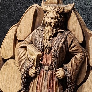 Ratatoskr Red Squirrel Wooden Squirrel Viking Squirrel - Etsy