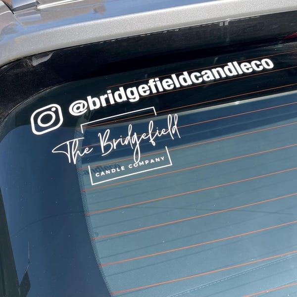 QR Code Car Vinyl Decal | QR Code Sticker, Car Decal, Qr Code Decal, Qr ...