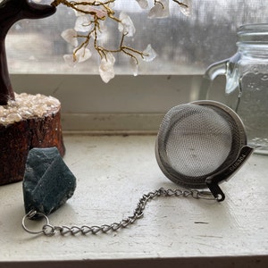 Raw Crystal Tea Infuser Loose Leaf Tea Steeper Cute Tea Strainer Rough ...