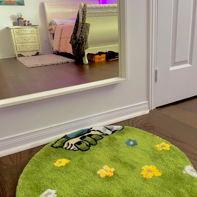 Cute Pixel RUG // Custom Anime Rug // Gamer Rug // Aesthetic Home Decor ...