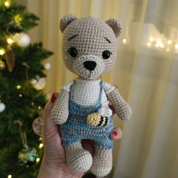 PDF Bruno the Bear/crochet Pattern in English and Polish/digital ...