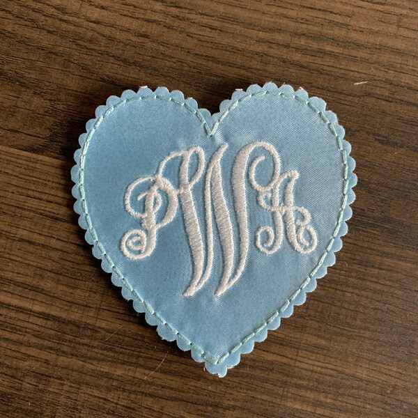 EMBROIDERY Wedding Dress Satin Label Dress Patch Something Blue Gift ...