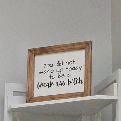 Live Laugh Toaster Bath Funny Wall Sign Snarky Home Decor Framed Canvas ...