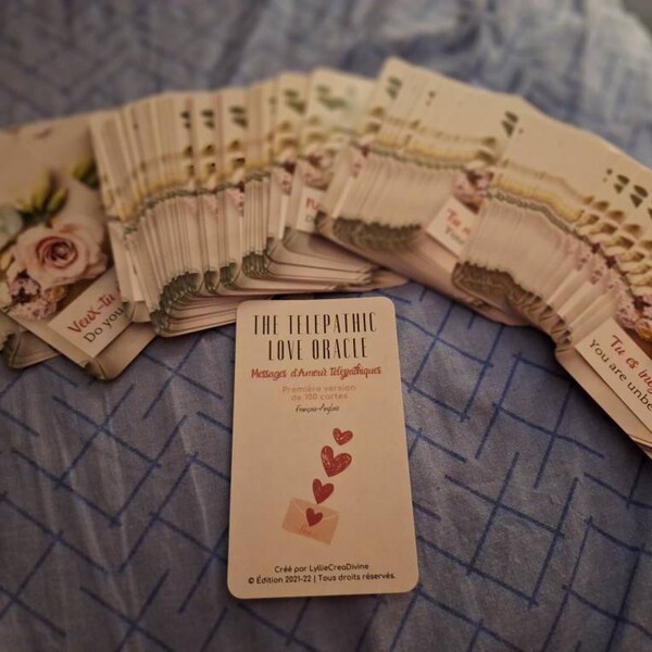 Oracle of Angels and Earthly Guides - 50 Cards in French - Intuitive ...