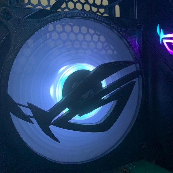 ASUS ROG Eye Fan Grill Gaming Accessories Strix Logo Fan Cover Casket ...