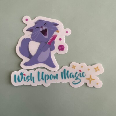 Yzma Cat With Potion Transparent Sticker/ Laptop iPhone Water - Etsy