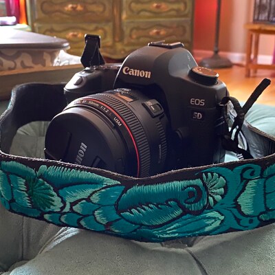Leather Camera Strap, Colorful Camera Strap, Gift Photographer, Gift ...