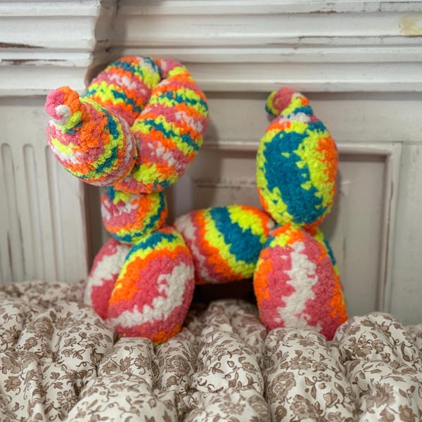 Balloon Animal Dog Crochet PATTERN ONLY Instant DOWNLOAD Puppy ...