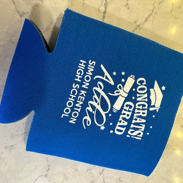 Graduation Party Favors, Graduation Can Cooler, Grad Gifts, College ...