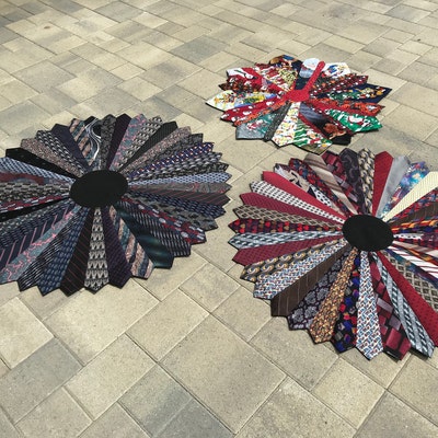PDF Pattern Square 5 Necktie Quilt Table Topper Wall Hanging - Etsy