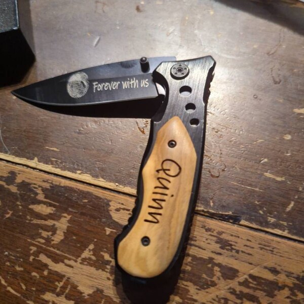 Engraved Knife, Stainless Steel Box Cutter , Box Cutter, Personalized ...