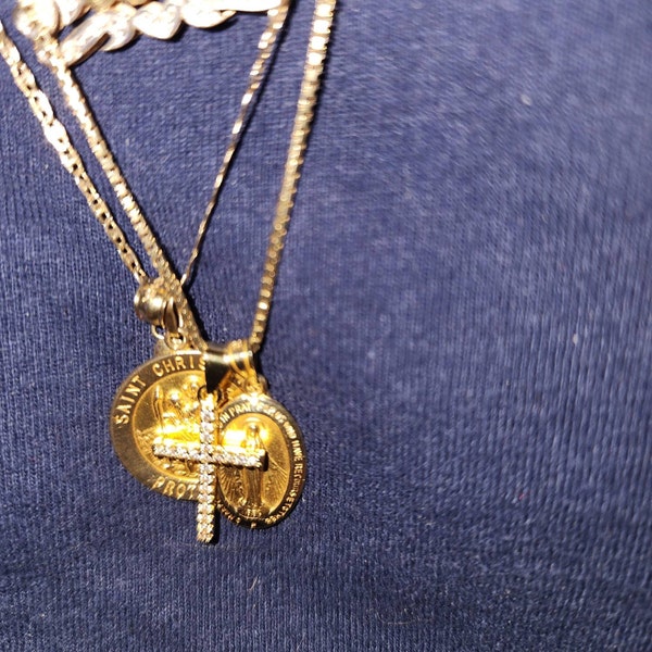 Medallion Necklace. Gold Filled Coin Necklace. Dainty Minimalist ...