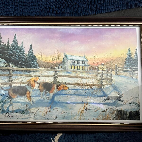Red Tobacco Barn Art Print by John L. Ward, Hanging Tobacco Art ...