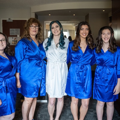 Royal Blue Robes Royal Blue Bridesmaid Robes Royal Blue Bridal Robes ...