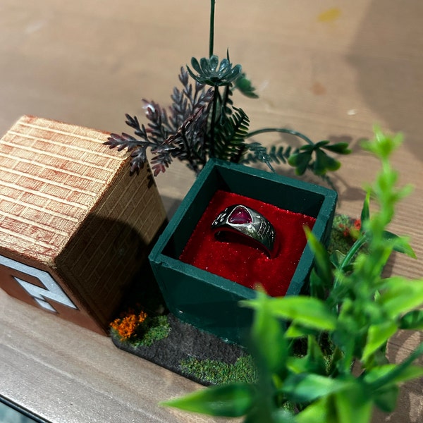 UP House Engagement Ring Box With Balloons, Geeky Wedding Proposal, Unique Ring Box, Nerdy ...