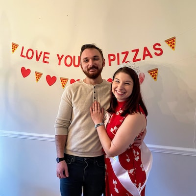 Love You to Pizzas, Love You to Pizzas Banner, Pizza Valentine, Pizza ...