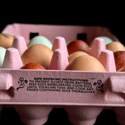 Customizable Egg Carton Stamp Fresh Eggs Fully Customizable - Etsy