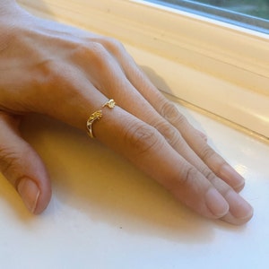 Sterling Silver Hand Ring Adjustable Sized Ring Creation of - Etsy