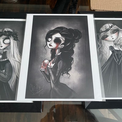 Regency Era Vampire Art Print - Etsy