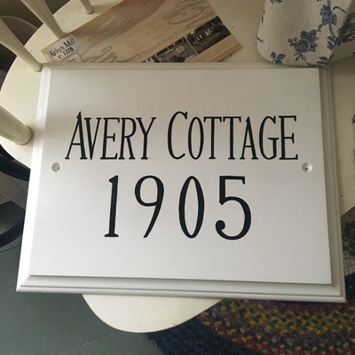 Circa Sign Hand Painted Wide Edge Rectangle for Historic House 14x11 - Etsy