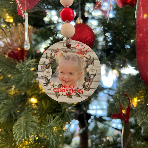 Personalized Family Ornament Png, Round Christmas Ornament, PNG Instant ...
