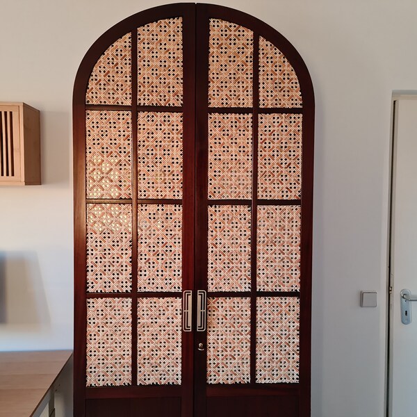 Rhombic Pattern Rattan Cane Webbing-oem Rattan Cane Webbing- Customized ...