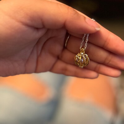 New 925 Sterling Silver Goldfish Pearl Cage Locket Pendant Necklace ...