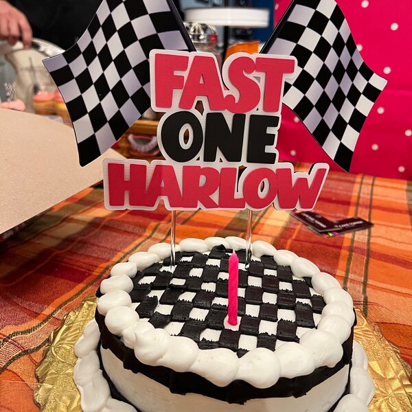 Fast One Cake Topper, Fast One Birthday Party, Fast One Party Decor ...