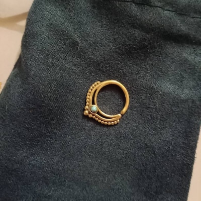 NEW SEPTUM COLLECTION Bronze 1.2mm Gypsy Boho Ethnic - Etsy