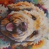 Colorful Cavapoo Poster Watercolor Wall Art Gift for Dog Lovers, Cute ...