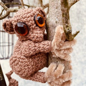 Pygmy Tarsier Realistic Amigurumi Crochet Pattern PDF - Etsy