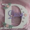 Personalised Nursery Letter Floral Wooden Letter Flower Girl Gift New ...