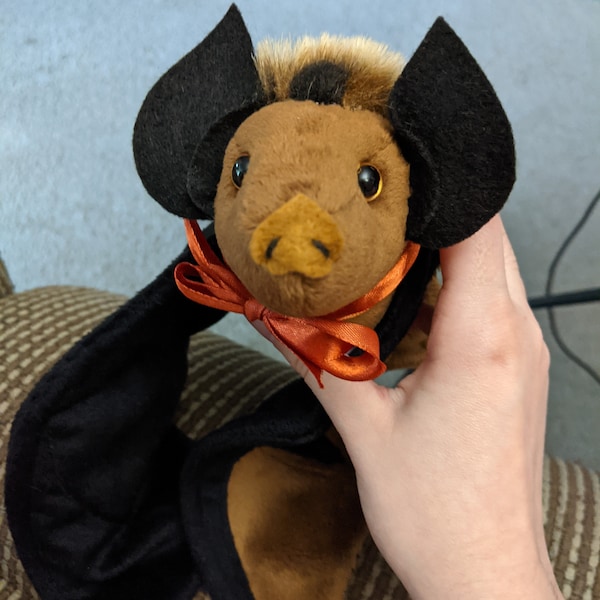 Bat Plush, Fruit Bat, Flying Fox Cute Toys Bat Stuffed Animal Halloween ...