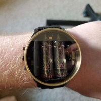 Nixie Era Vfd Numitron Smallest Ussr Tubes Iv-16 Wrist Watch Clock ...