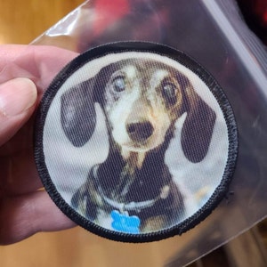 Custom Photo Dog Tag Photo and Personalized Message - Etsy