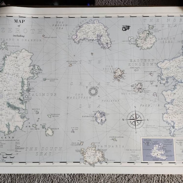 Interwar Lithuania Vintage Map Poster - Tarpukario Lietuvos žemėlapis ...