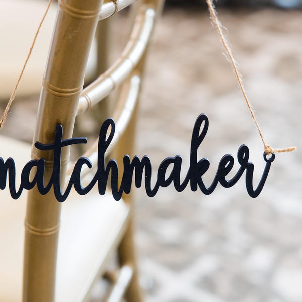Matchmaker Laser Cut Sign - Etsy