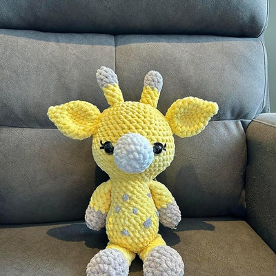 PATTERN: Plush Gemma the Giraffe Pattern Amigurumi Chunky Giraffe ...