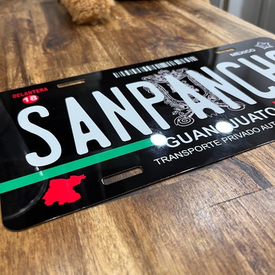 Placa Auto Estado SINALOA Car Plate Mexico Placas Carro - Etsy