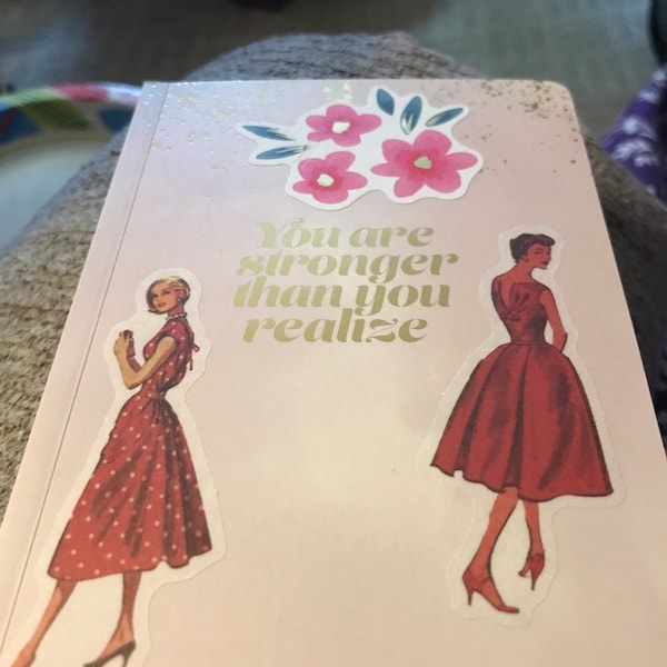 40 Pieces Vintage Lady Stickers, Retro Fashion Lady Stickers ...