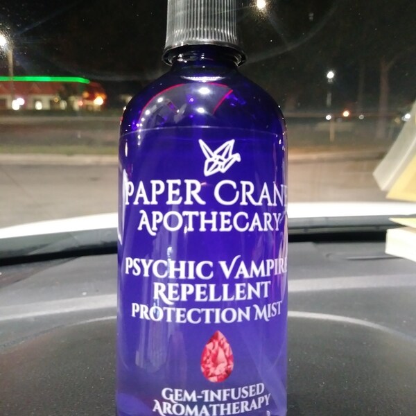 PSYCHIC VAMPIRE REPELLENT – Protection Mist - Gem-infused Aromatherapy ...