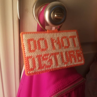 Do Not Disturb Door Sign 3 X 5 Choice of Color Pink, Blue, Green, Red ...