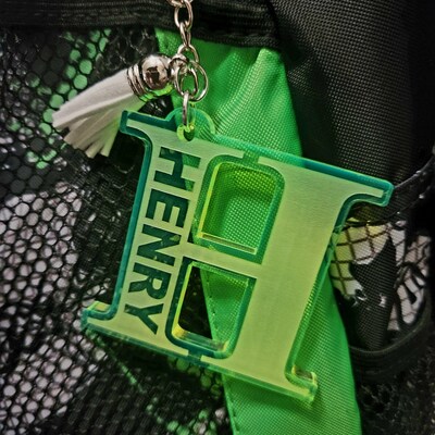 Kids Backpack Tag With Tassel, Personalized Custom Name Tag, Kids ...