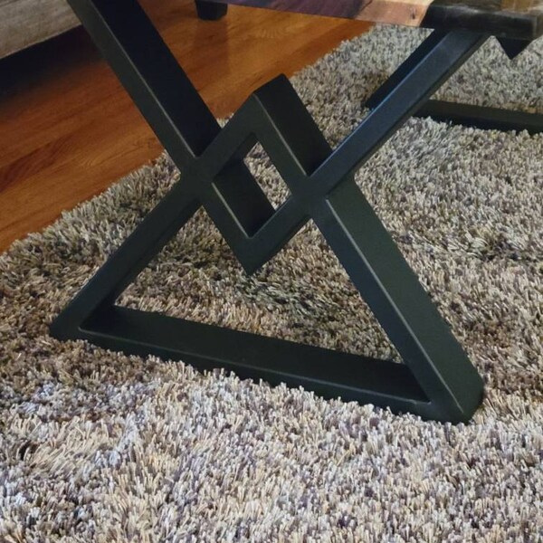 H 34 Inch, Counter Height Table Legs, U Shape, 1 Pair, W5036M18 - Etsy