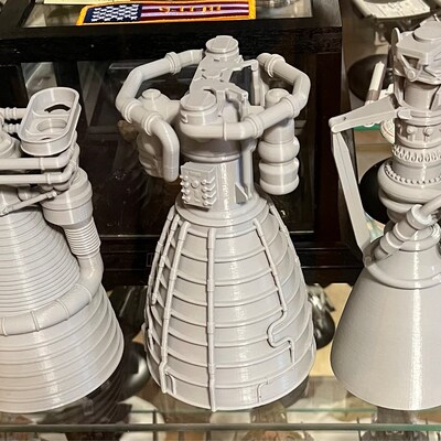 RS-25 Space Shuttle Main Engine 3D Files Only - Etsy