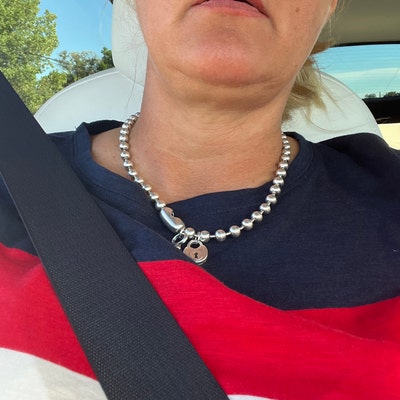 Chunky Ball Chain With Padlock and Key, Uno De 50 Style Key and Padlock ...