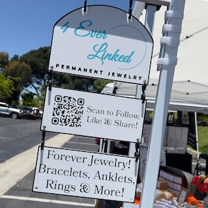 Personalized Sign for Hanging on Pop up Tents, Market Displays, Custom ...