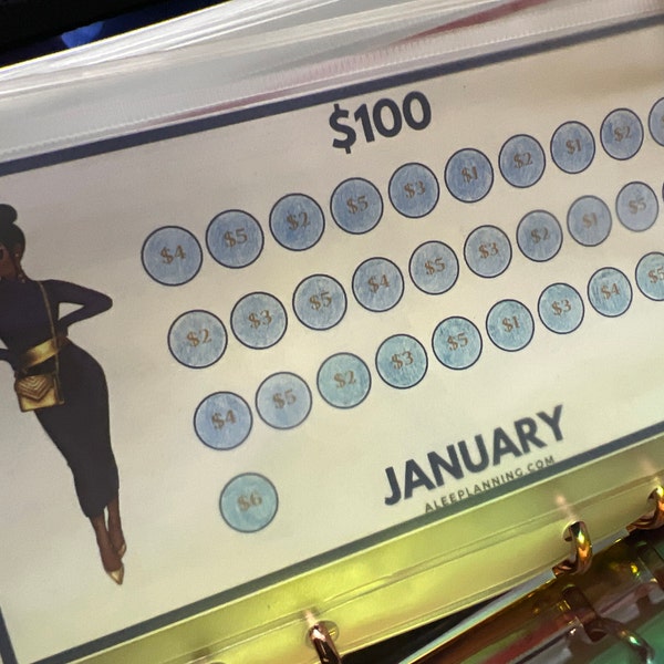 Month Ahead Savings Challenge Printable | Cash Envelope A6| One Month ...